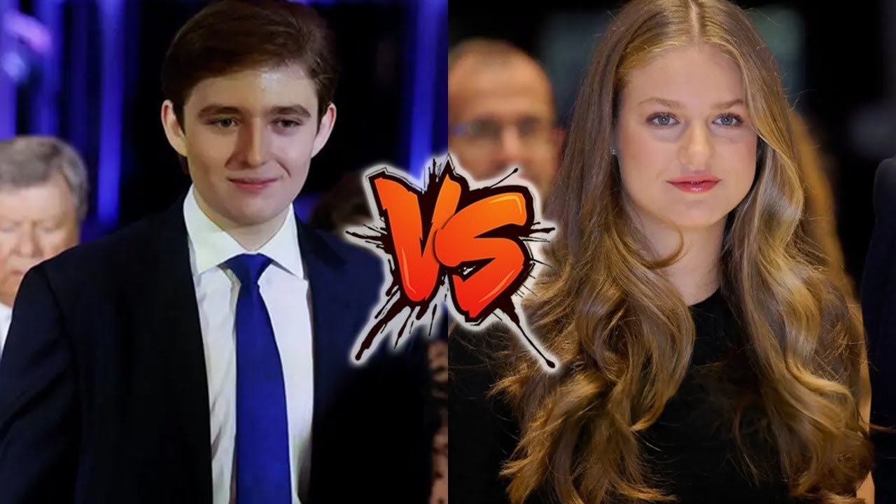 Barron Trump VS Princess Leonor Transformation 2025 ⭐ From Baby To Now ...