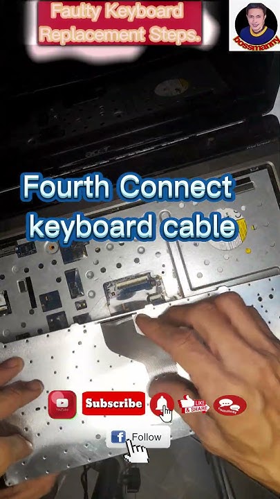Ep.2 Faulty Keyboard Replacement Steps. - YouTube