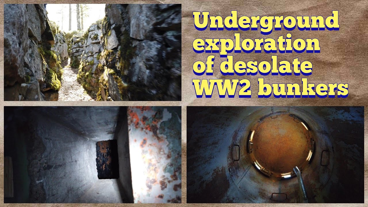 Underground exploration of WW2 bunkers and trenches. #abandoned # ...