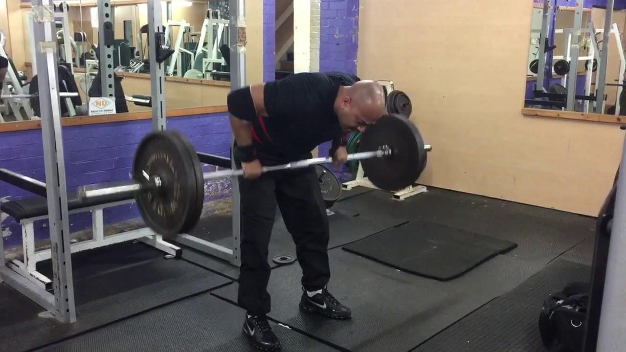 Alz Gym 100KG Pendlay Rows - YouTube