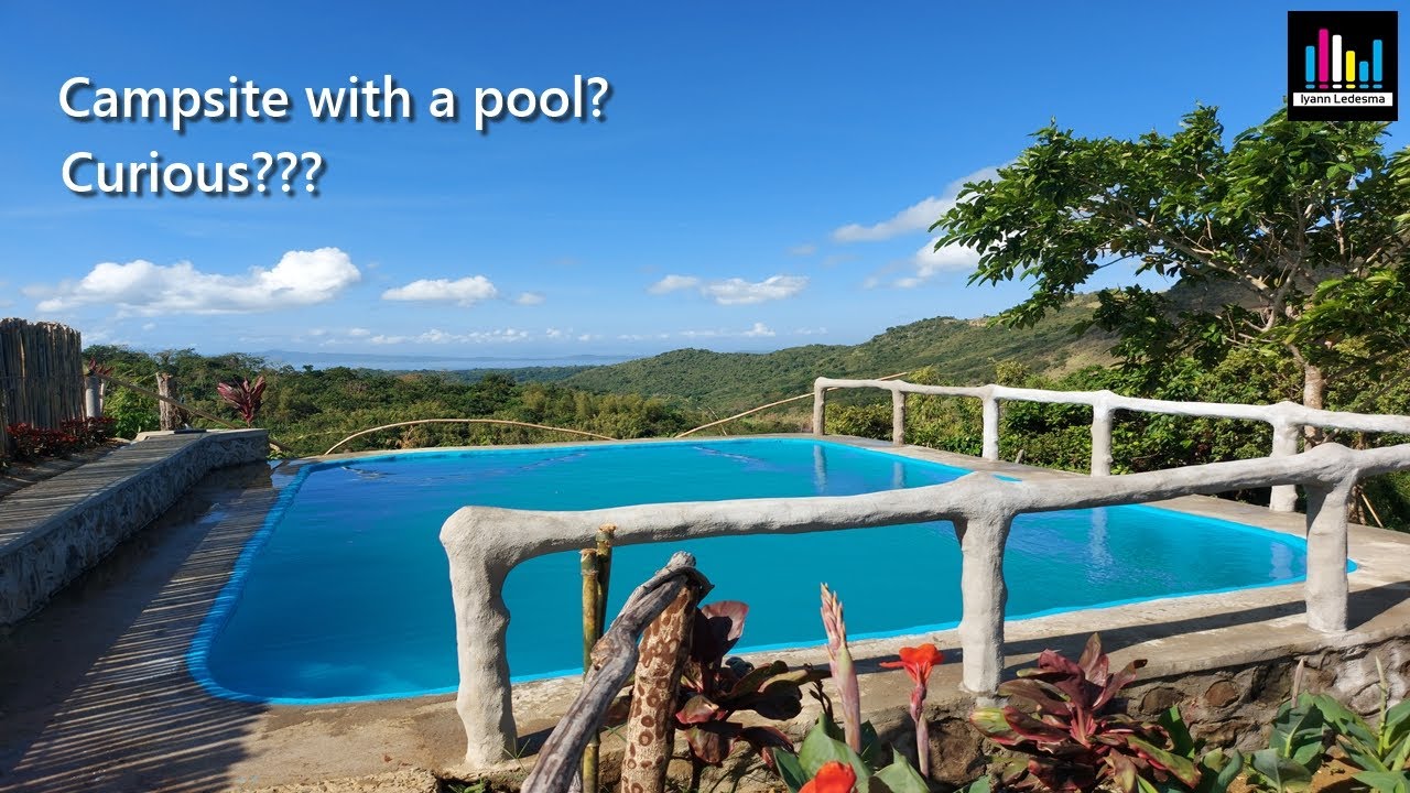 Campsite with a swimming pool at Tanay Rizal - YouTube