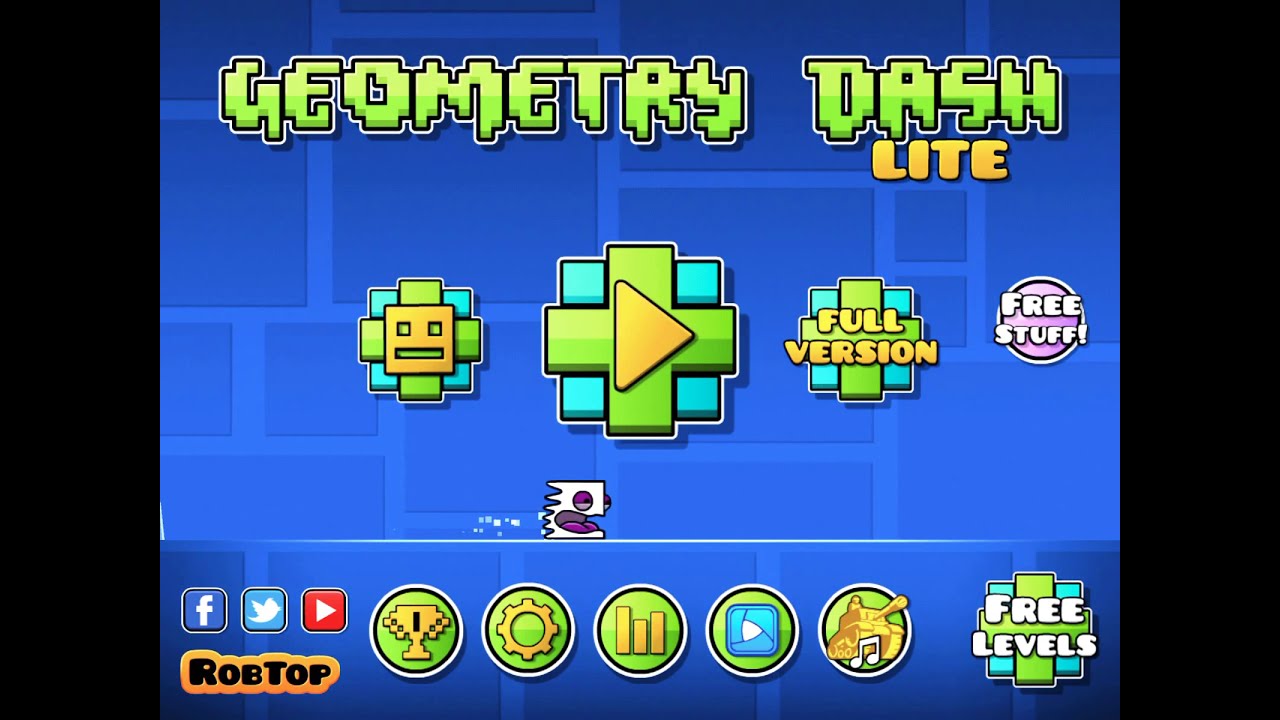 Geometry dash level 2 - YouTube