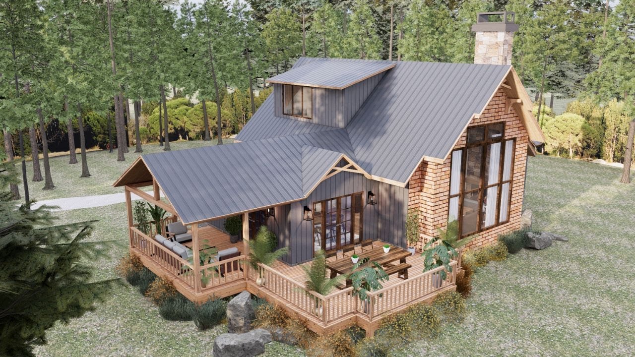 12x9m (40'x30') 3 Bedroom Cabin Design Ideas: Creating Your Dream ...
