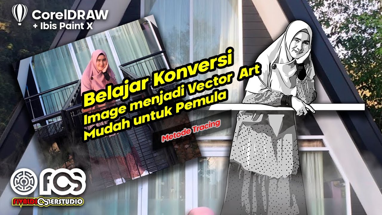 Belajar Membuat Vector Art untuk Pemula dengan Corel Draw dan Ibis Paint X - YouTube