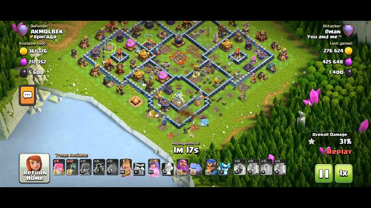 coc attack th16 - YouTube