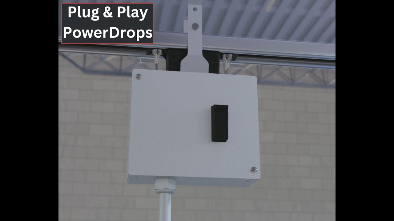 Move and Reinstall POWER DROPS with Ease Using Steel Track Busway ...