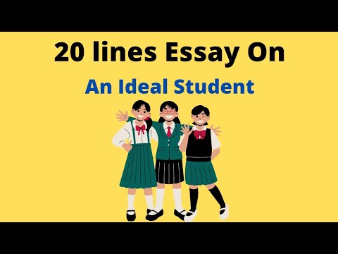 An Ideal Student Essay | An Ideal Student Essay In English - YouTube