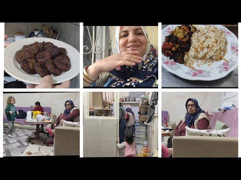 UKRAYNAKİ KARDEŞİM GELDİ♥️ İFTARA KÖFTE KIZARTTIM❤️ANNEMDE AKŞAM OTURMASI ♥️