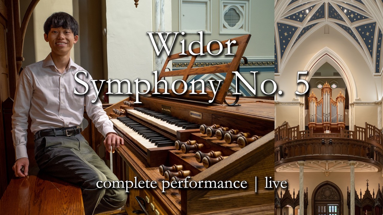 Charles-Marie Widor - Symphony No. 5 in F minor (complete) - YouTube