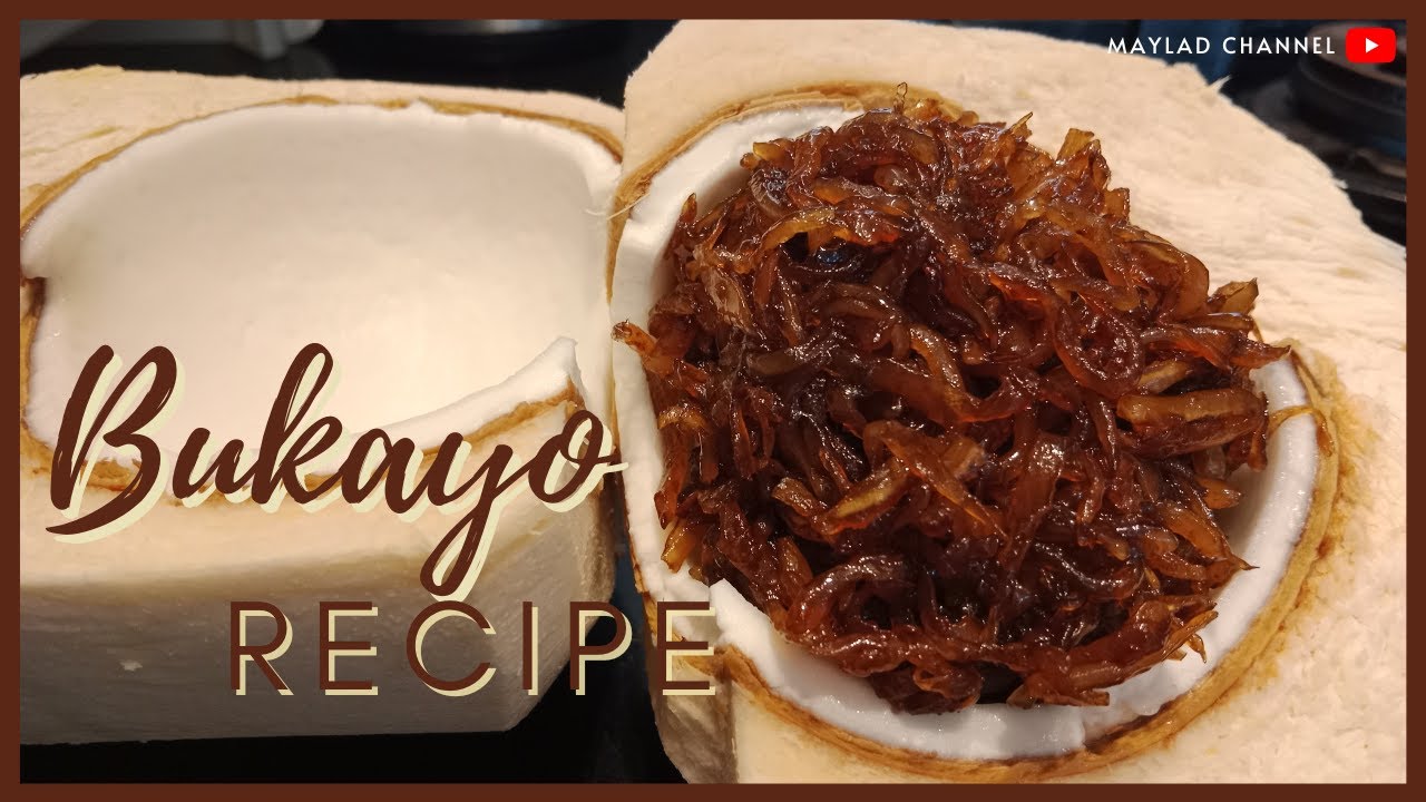 BUKAYO (Coconut shredded) Recipe - YouTube