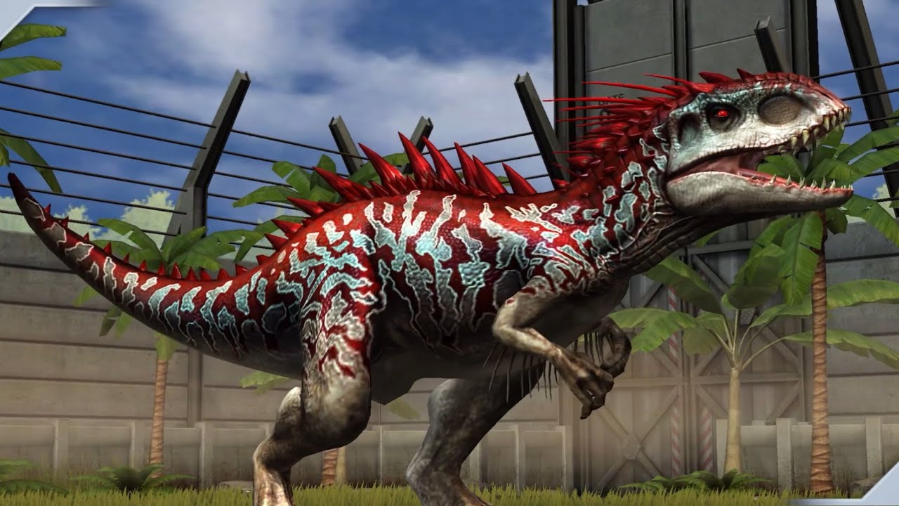LEVEL 40 INDOMINUS REX I Jurassic World the game #41 - YouTube