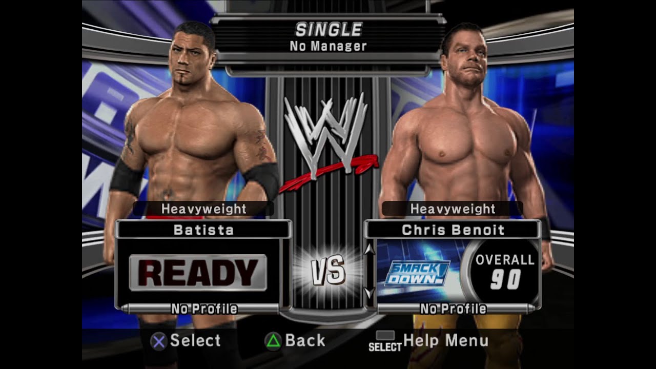 Batista vs Chris Benoit | WWE SmackDown! vs. RAW 2007 | 2023-11-23 ...
