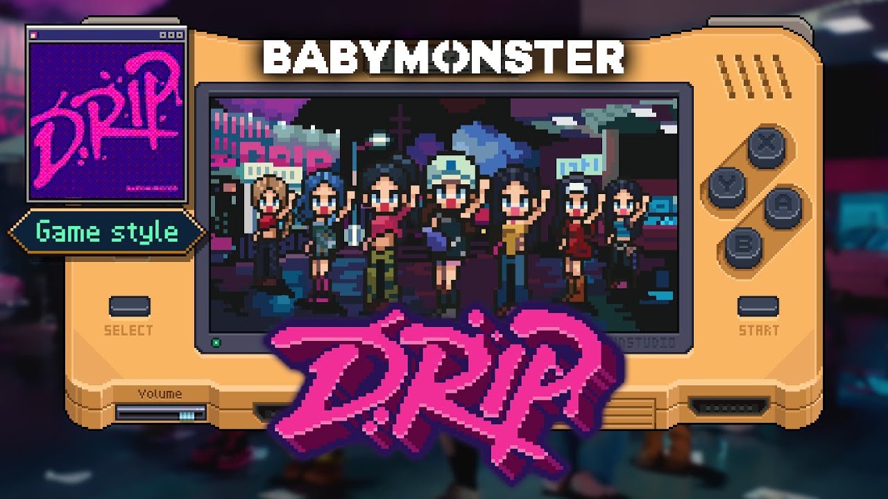 BABYMONSTER 'DRIP' / 8 Bit Style - YouTube
