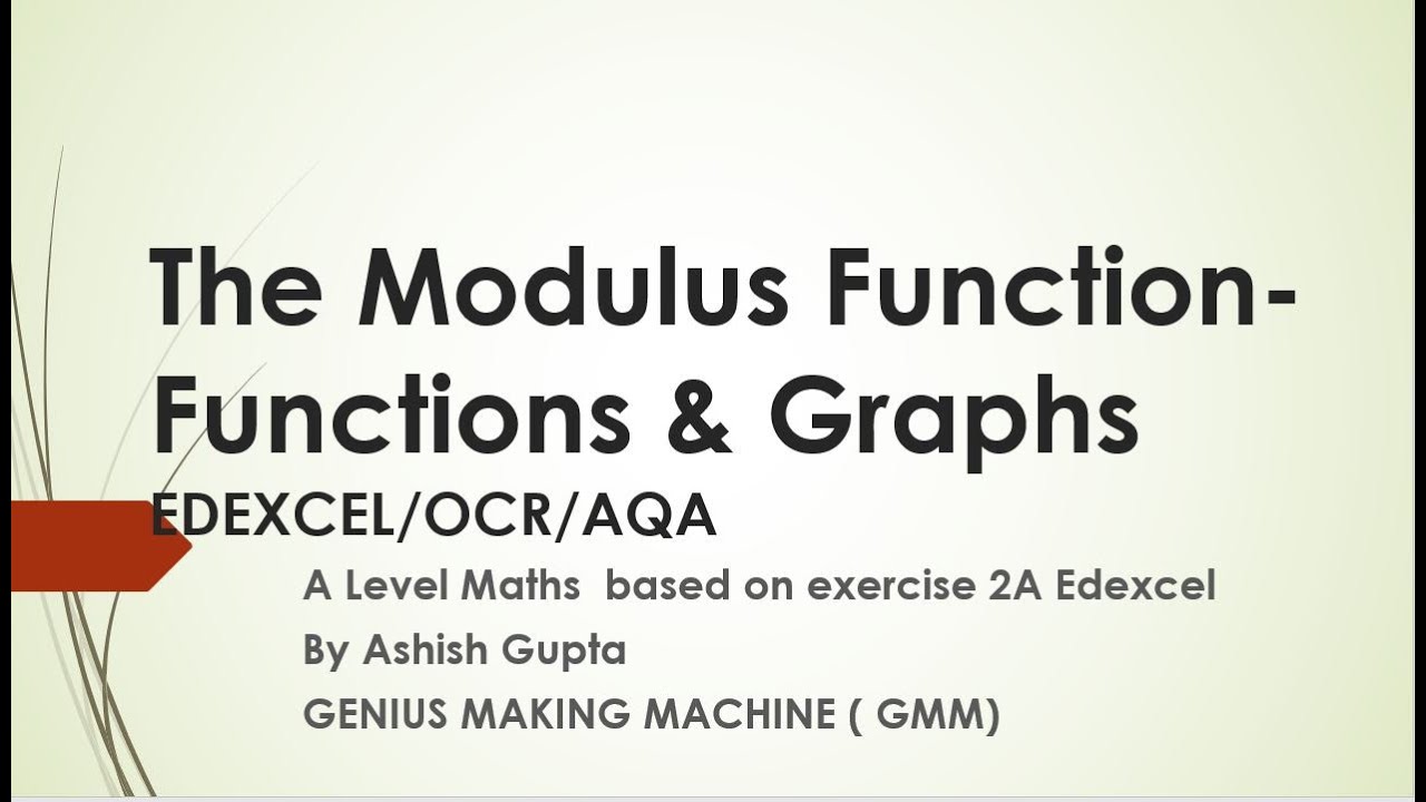 Modulus Function Sketching Of Modulus Function A Level Maths Edexcel modulus-function-sketching-of-modulus-function-a-level-maths-edexcel