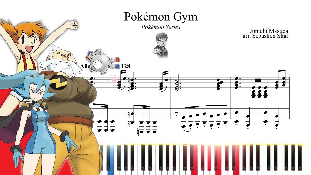 Pokémon Gym | Pokémon Piano cover - YouTube