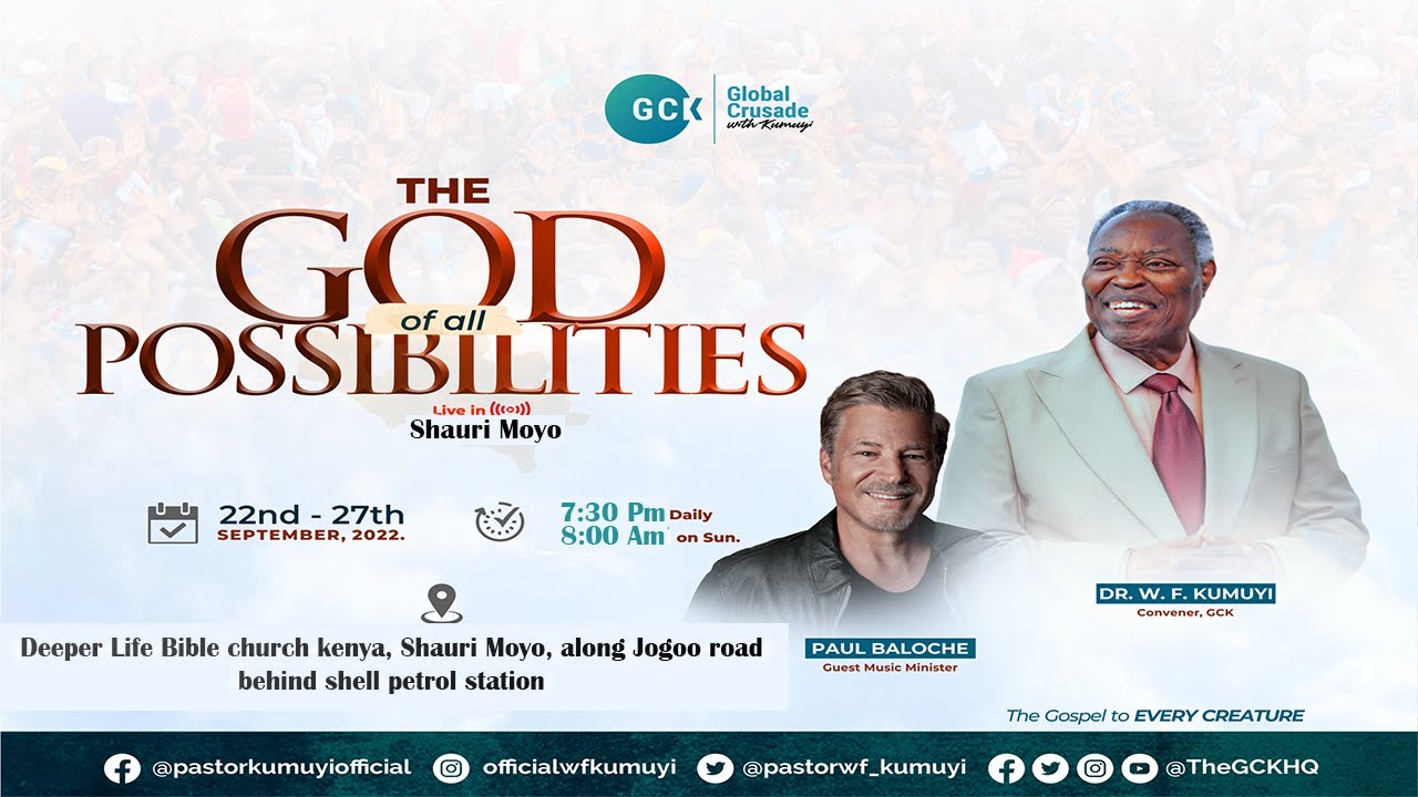Day 5 || The God of All Possibilities || GCK - YouTube