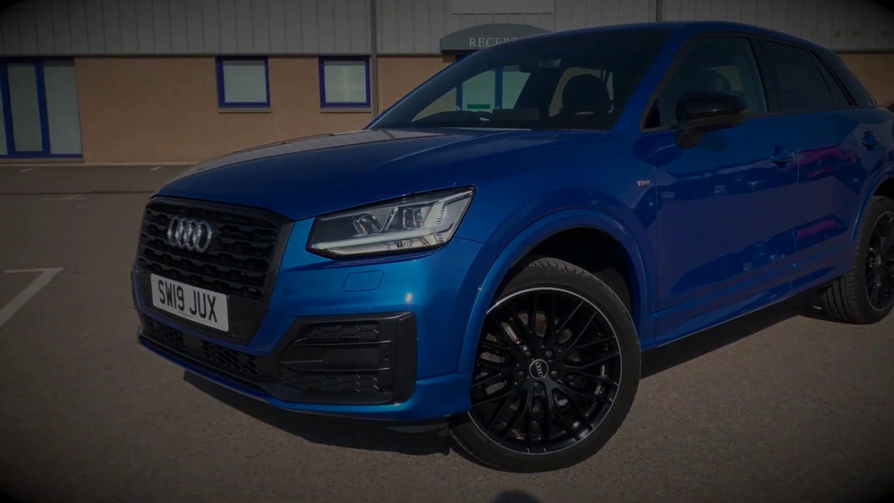 Audi Q2 S-Line Black Edition Ara Blue - YouTube