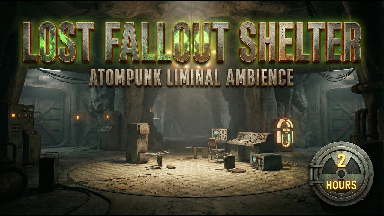 the fallout shelter that time forgot // the foyer // 1950s liminal ...