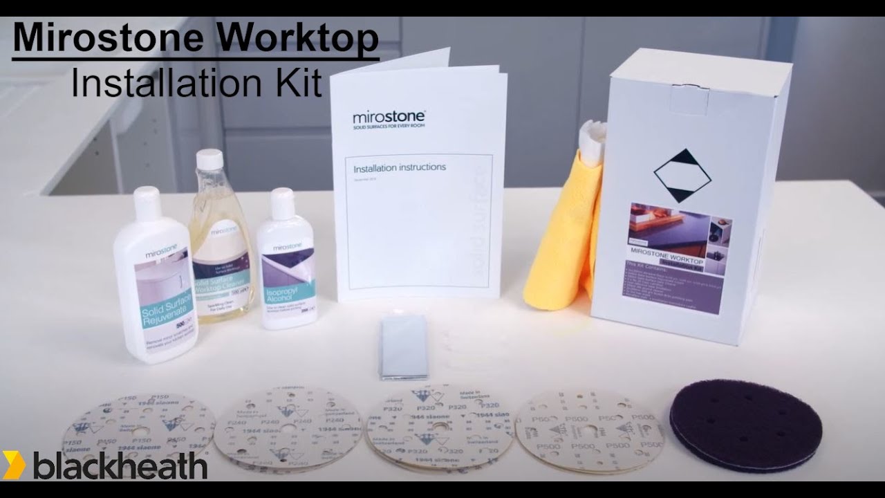 How to install your Mirostone Solid Surface - YouTube
