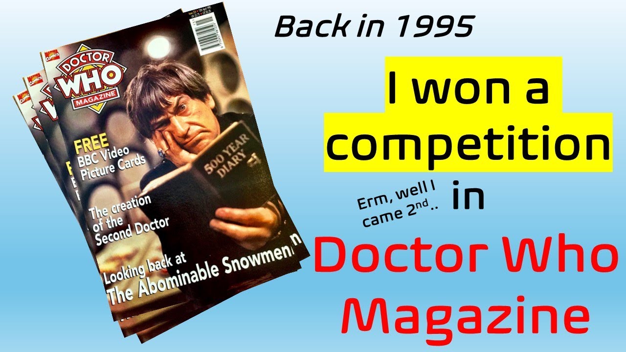 Doctor Who Magazine Competition Winner - YouTube