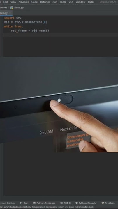 Python + OpenCV: Easy Camera Connection Tutorial - YouTube