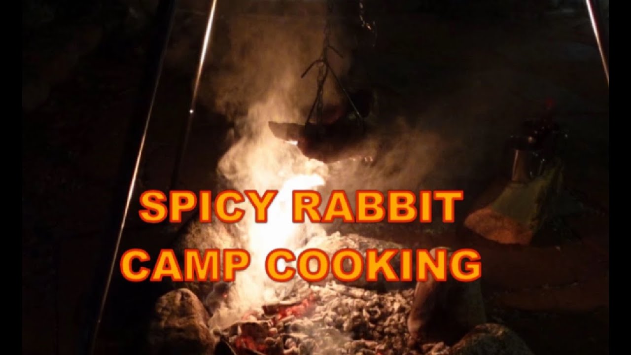 Rabbit Marinated and Cooked on the Campfire. - YouTube