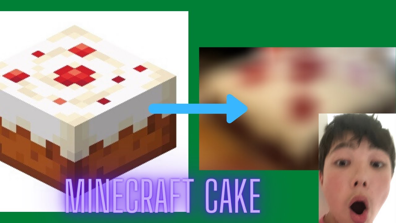 Baking a Minecraft Cake - YouTube