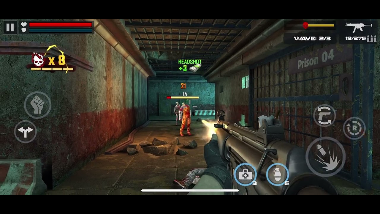 Testing Zombie Damage in DEAD TARGET - YouTube