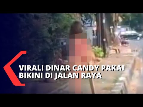 Pakai Bikini di Jalan Raya, Dinar Candy Protes Perpanjangan PPKM
