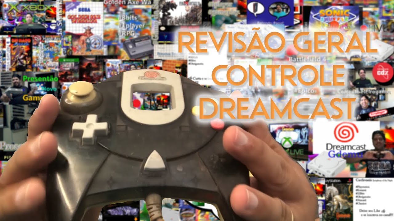 Revisão Geral - Controle Sega Dreamcast!!! Super detalhado!!! - YouTube