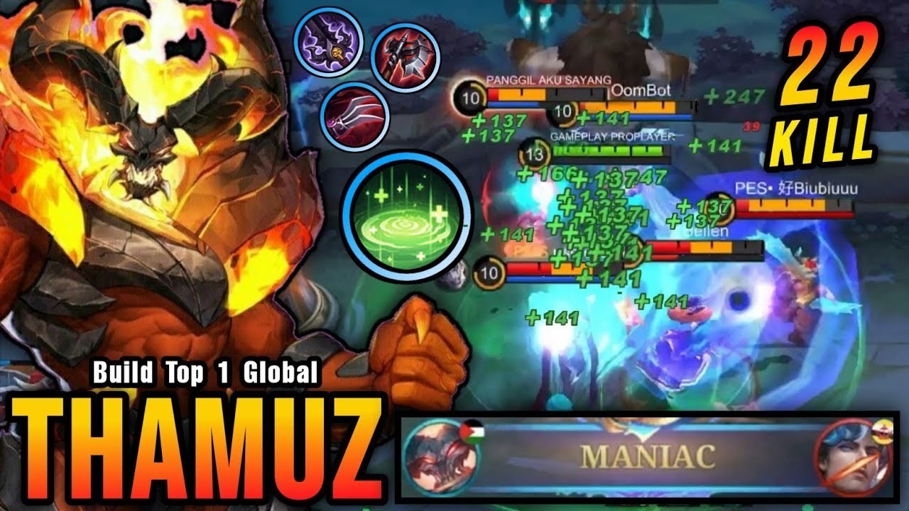 22 Kills!! Thamuz Op Gameplay - Thamuz best build 2023~ MLBB - YouTube