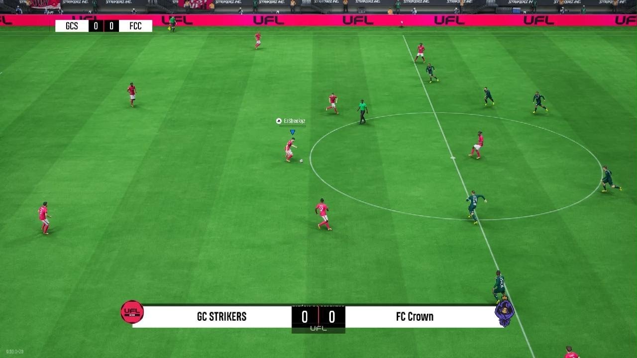 UFL First Game 1st Goal went 8-0 - YouTube