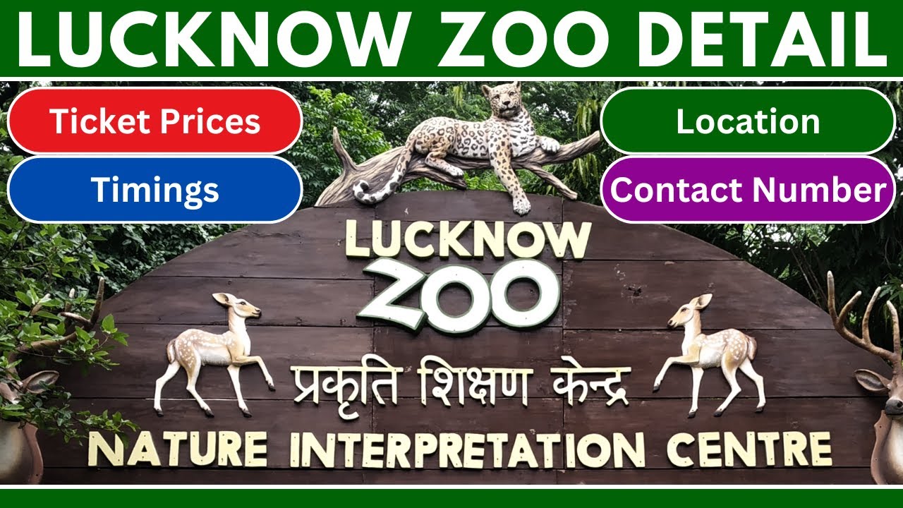 Lucknow Zoo Tickets Price 2024 | Timing, Location, Contact Number - YouTube
