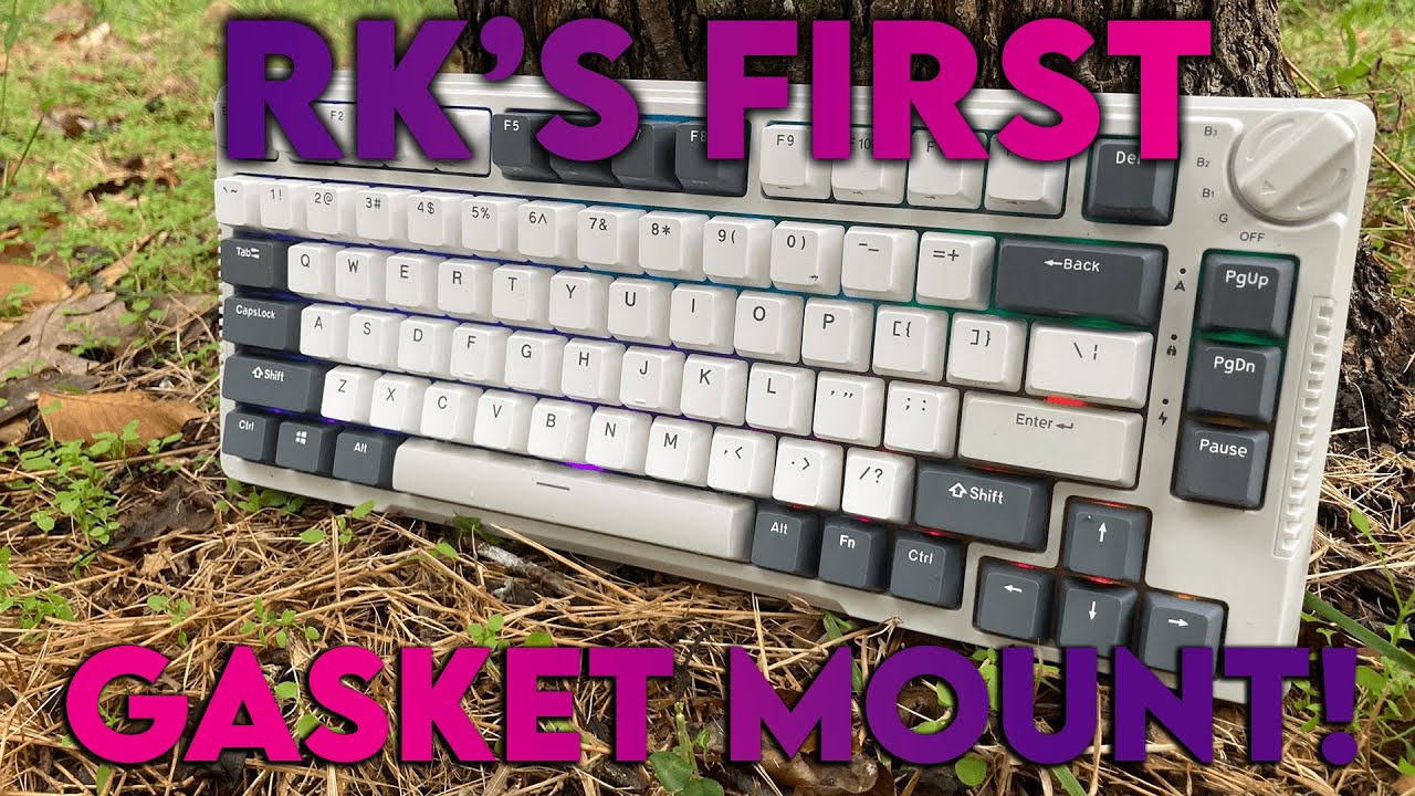 Royal Kludge's First Gasket Mount Keyboard is Awesome! | RK-H81 - YouTube