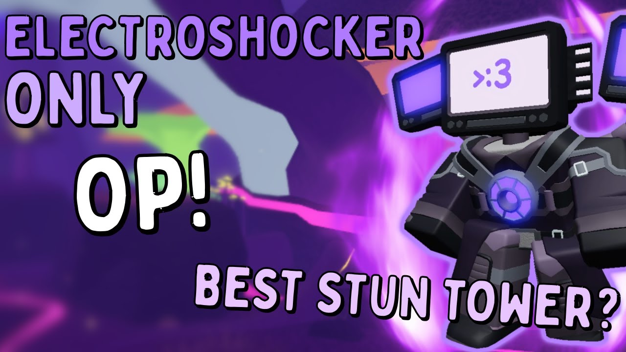 OP ElectroShocker Vs EASY MODE | Tower Defense Simulator - YouTube