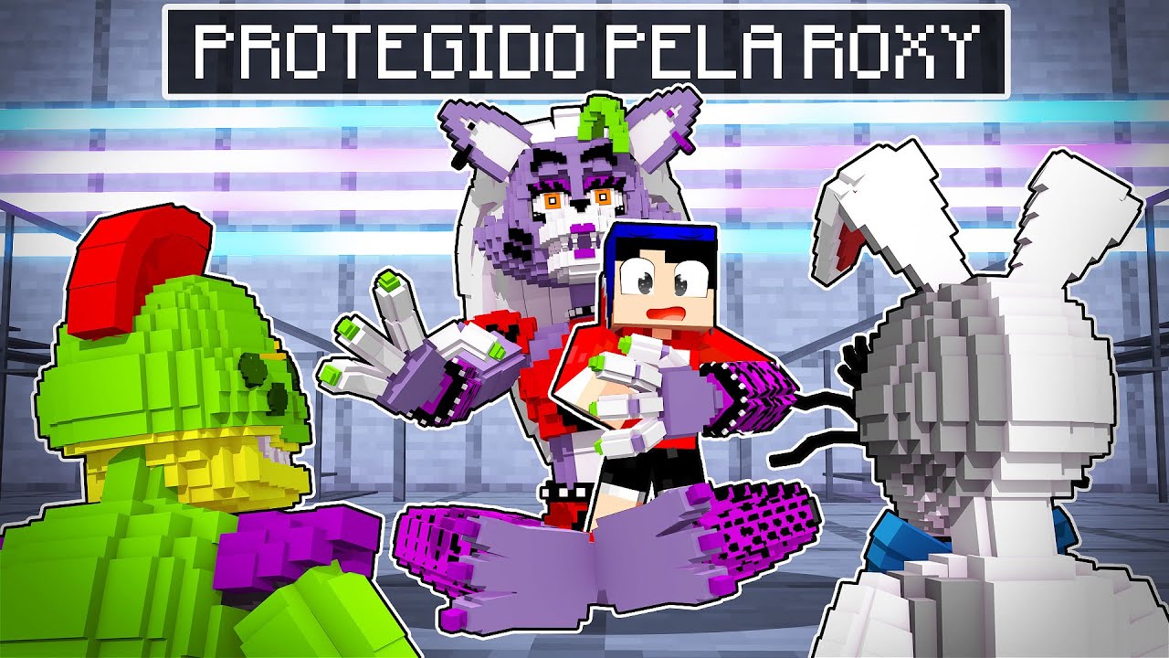 ROXY ME PROTEGEU no MINECRAFT! - YouTube
