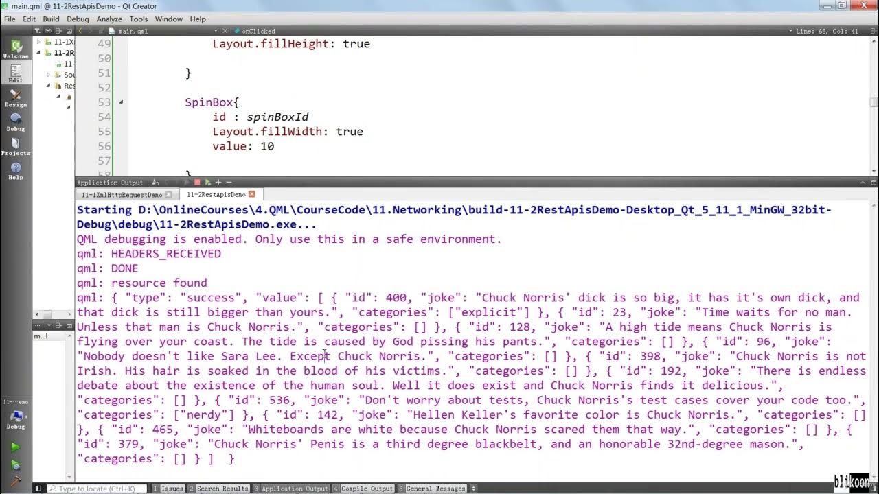 092 Consuming REST APIs in Qt Quick App - YouTube