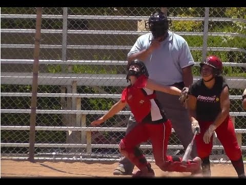 Catcher Pop Fly Batter Interference vs Strike Force. Fastpitch Softball ...