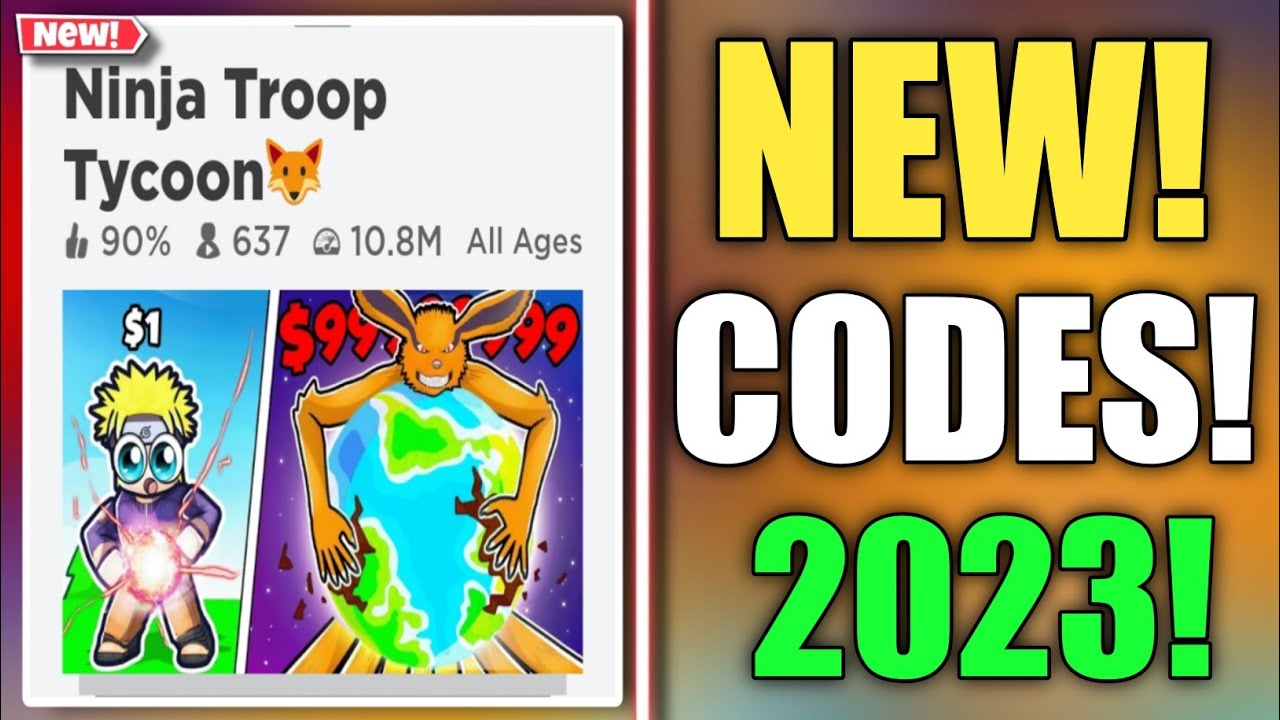 ALL *Limited* UPDATE CODES FOR NINJA TROOP TYCOON || CODES NINJA TROOP ...