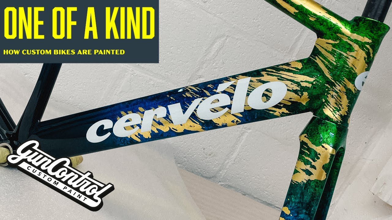 CRAZY CUSTOM PAINTED FIXED GEAR BIKES: Check out this GOLD LEAF Cervélo ...