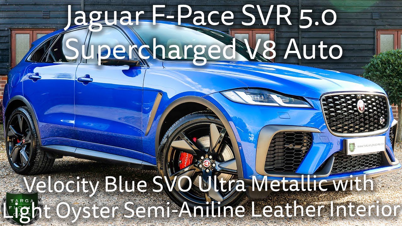 Jaguar F-Pace SVR 5.0 Supercharged V8 registered July 2021 (21) in ...