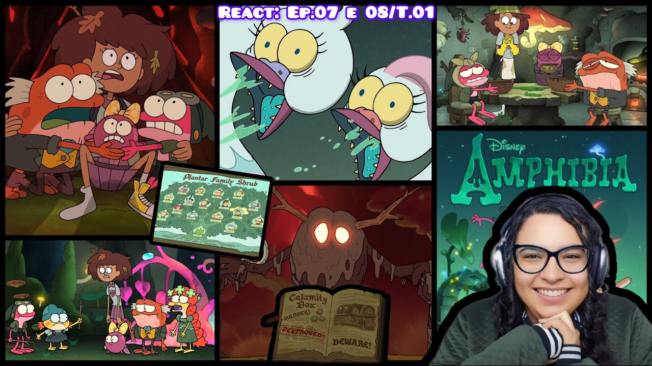 #react :Amphibia | Ep.07 e 08/T.01 - YouTube