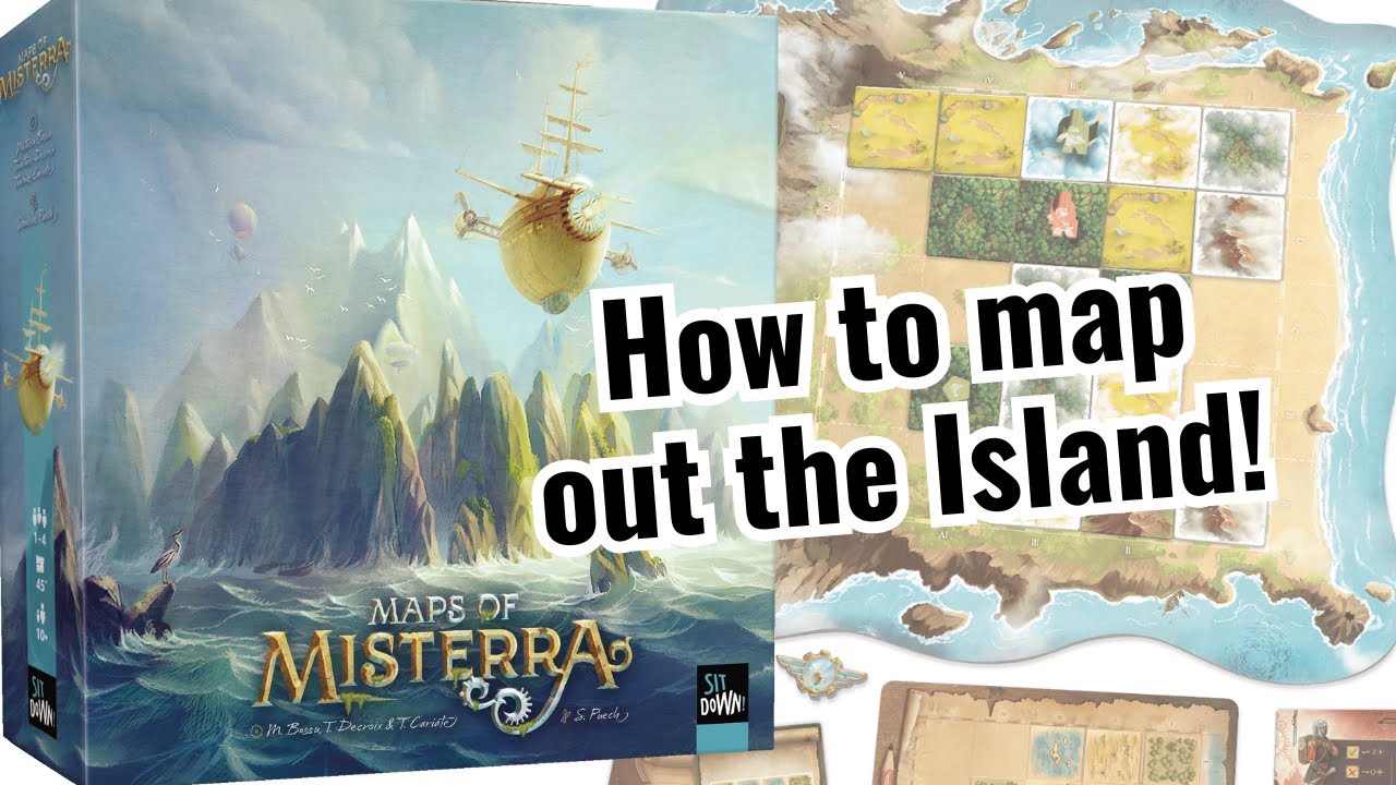 How To play the board game Maps of Misterra - YouTube