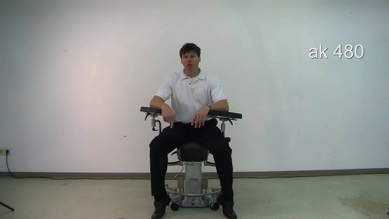 Okulistyczny fotel operatora ak 480 - prezentacja - YouTube