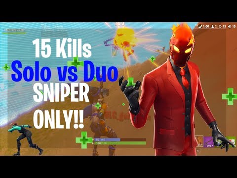 🔥15 Kill Solo vs Duo🔥 || Sniper Only🏹  [FN HD]
