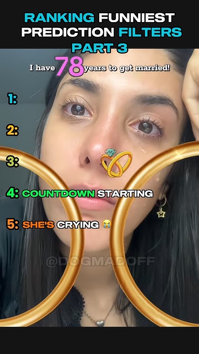 Ranking funniest prediction filters (Part 3) - YouTube