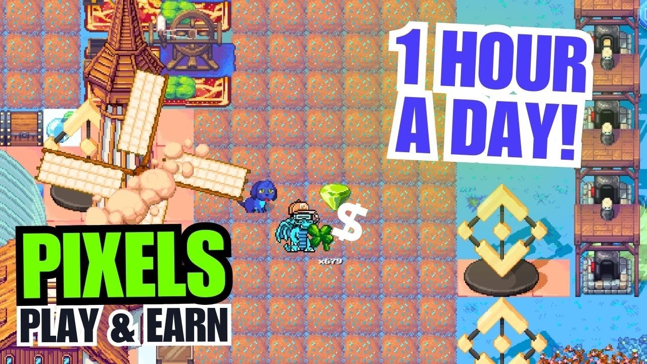 How to Play to Earn in Pixels - FOR 1 HOUR A DAY! - YouTube