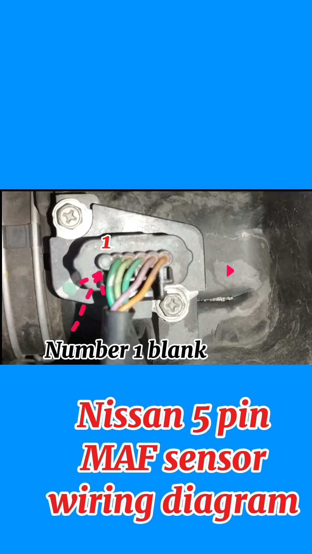 Diagrama de fiação do sensor MAF com detalhes dos pinos e conexões ...