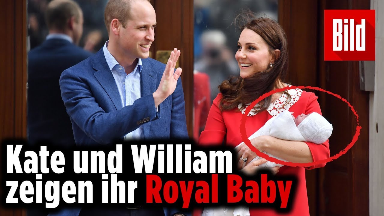 Wunderschone William Und Kate Baby Jubel Fotos