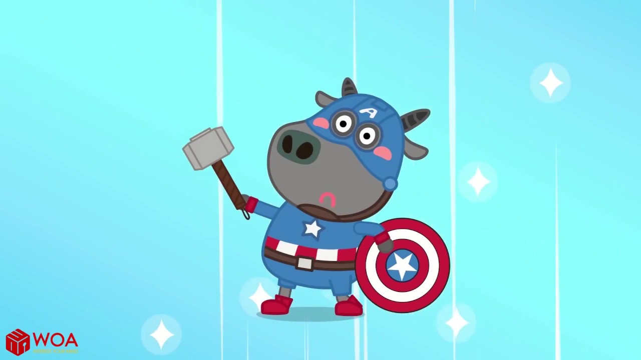 Wolf family | Wolfoo's Life, Wolfoo Captures the Spider Pac Man | Kids ...